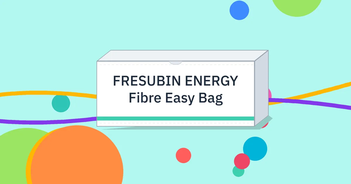 Symbolbild: Packung mit der Aufschrift FRESUBIN ENERGY Fibre Easy Bag (PZN 01404099) – Verfügbarkeit und Bezug in Apotheken in Frankfurt am Main