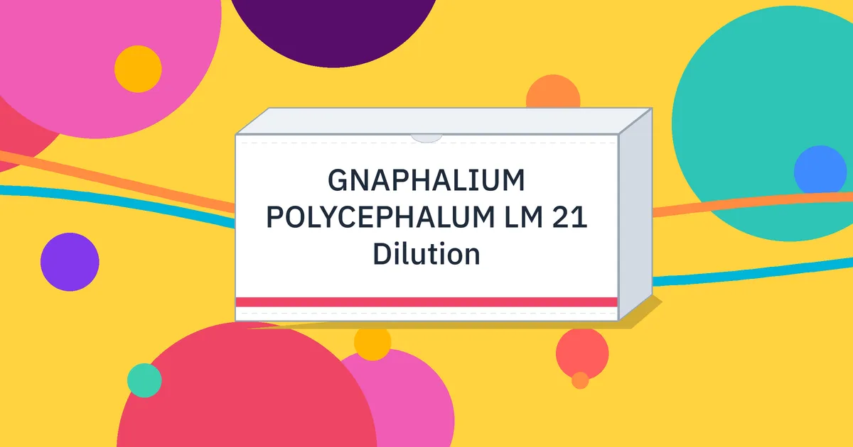 Symbolbild: Packung mit der Aufschrift GNAPHALIUM POLYCEPHALUM LM 21 Dilution (PZN 13545238) – Verfügbarkeit und Bezug in Apotheken in Frankfurt am Main