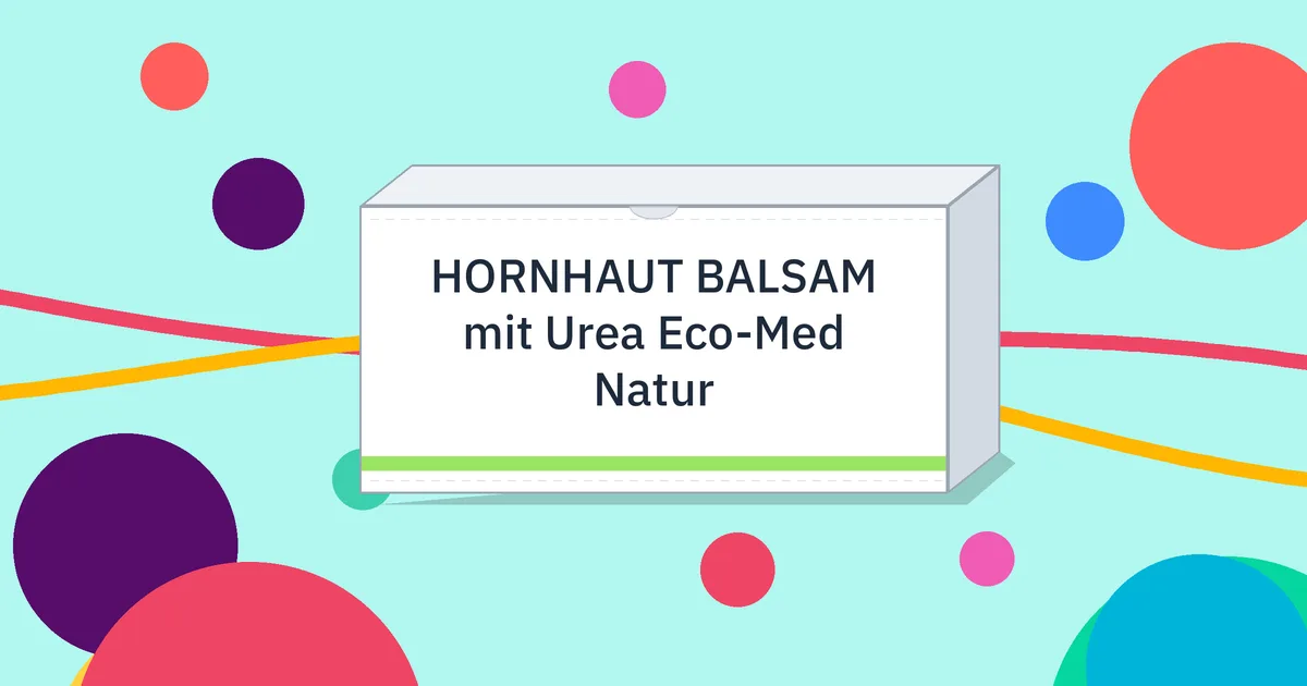 Symbolbild: Packung mit der Aufschrift HORNHAUT BALSAM mit Urea Eco-Med Natur (PZN 20327186) – Verfügbarkeit und Bezug in Apotheken in Frankfurt am Main