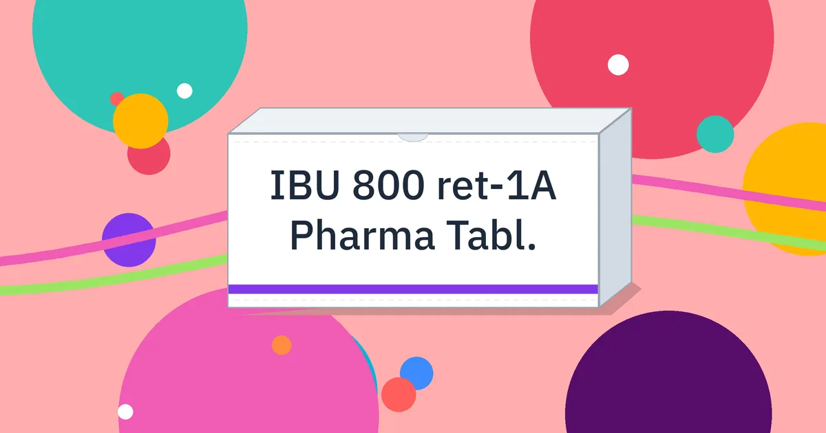 Symbolbild: Packung mit der Aufschrift IBU 800 ret-1A Pharma Tabl. (PZN 00574020) – Verfügbarkeit und Bezug in Apotheken in Frankfurt am Main