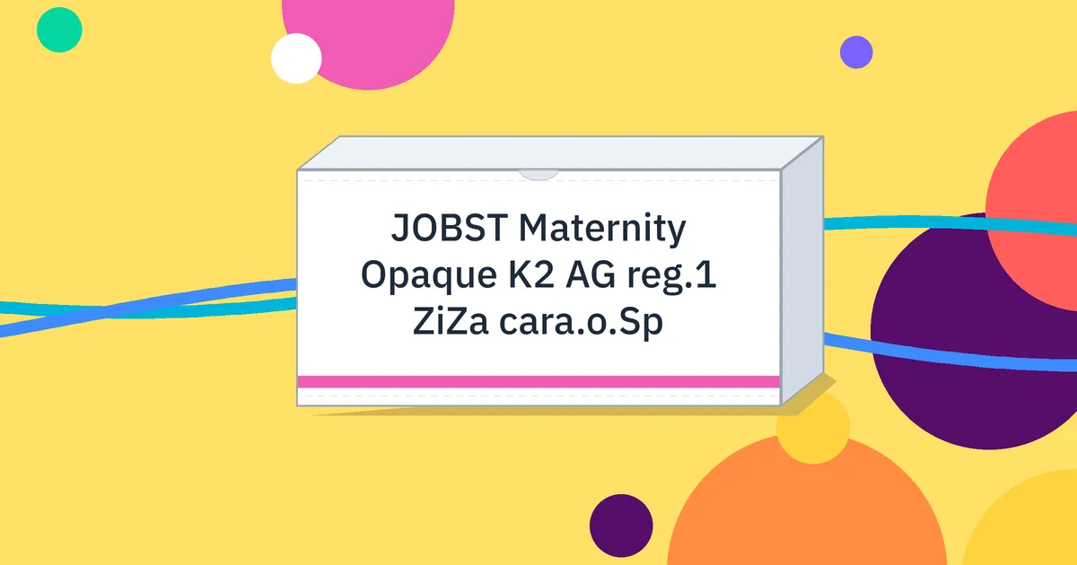 Symbolbild: Packung mit der Aufschrift JOBST Maternity Opaque K2 AG reg.1 ZiZa cara.o.Sp (PZN 15851057) – Verfügbarkeit und Bezug in Apotheken in Frankfurt am Main
