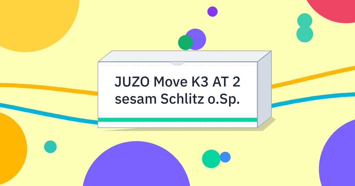 Symbolbild: Packung mit der Aufschrift JUZO Move K3 AT 2 sesam Schlitz o.Sp. (PZN 20679488) – Verfügbarkeit und Bezug in Apotheken in Frankfurt am Main