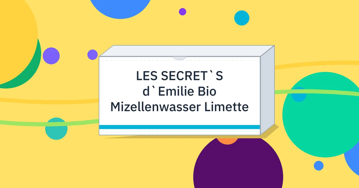 Symbolbild: Packung mit der Aufschrift LES SECRET`S d`Emilie Bio Mizellenwasser Limette (PZN 16597715) – Verfügbarkeit und Bezug in Apotheken in Frankfurt am Main