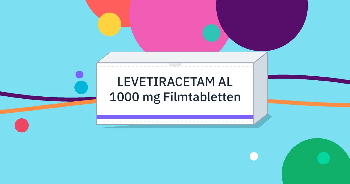 Symbolbild: Packung mit der Aufschrift LEVETIRACETAM AL 1000 mg Filmtabletten (PZN 09228911) – Verfügbarkeit und Bezug in Apotheken in Frankfurt am Main