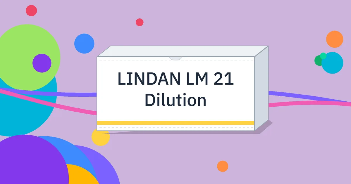 Symbolbild: Packung mit der Aufschrift LINDAN LM 21 Dilution (PZN 13529736) – Verfügbarkeit und Bezug in Apotheken in Frankfurt am Main