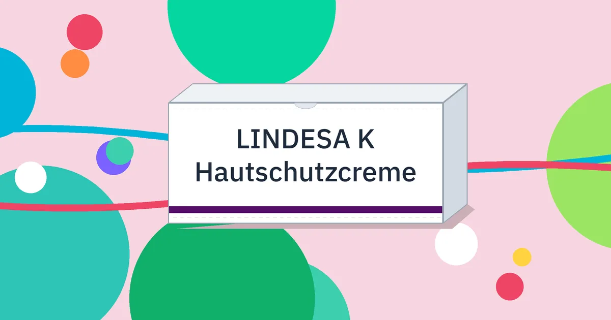 Symbolbild: Packung mit der Aufschrift LINDESA K Hautschutzcreme (PZN 01281082) – Verfügbarkeit und Bezug in Apotheken in Frankfurt am Main