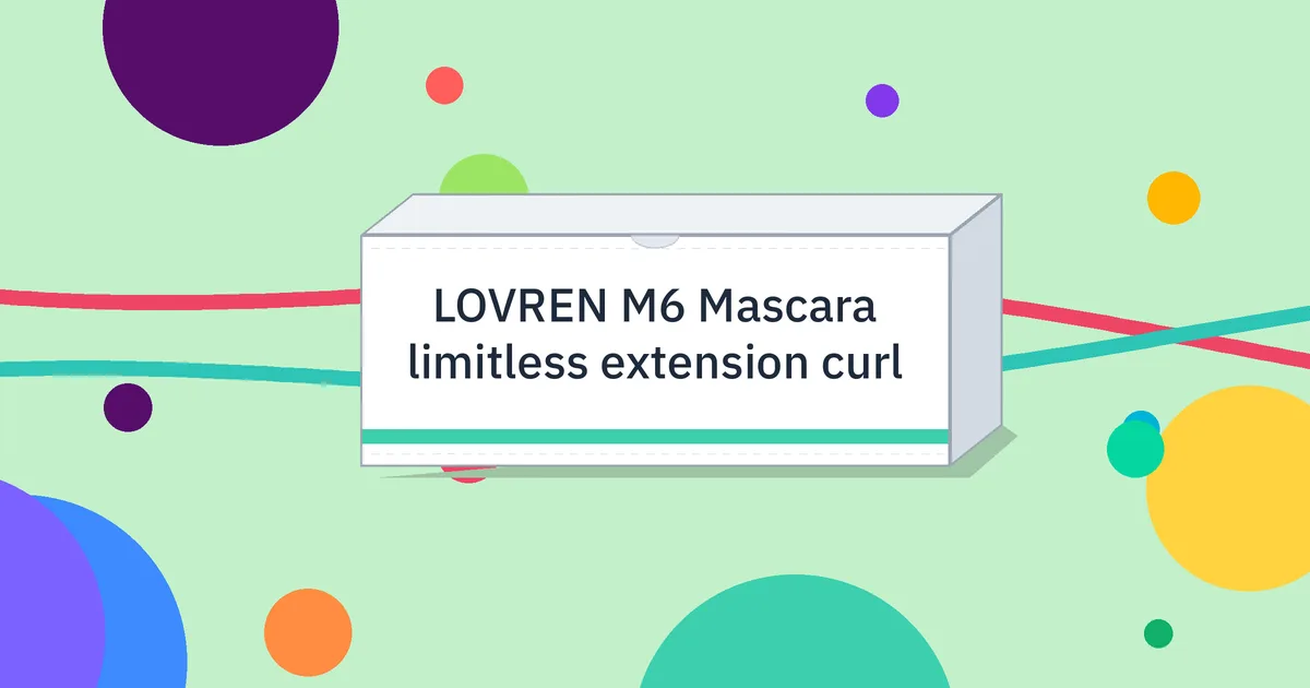 Symbolbild: Packung mit der Aufschrift LOVREN M6 Mascara limitless extension curl (PZN 20031528) – Verfügbarkeit und Bezug in Apotheken in Frankfurt am Main