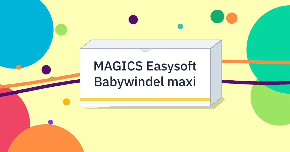 Symbolbild: Packung mit der Aufschrift MAGICS Easysoft Babywindel maxi (PZN 12528568) – Verfügbarkeit und Bezug in Apotheken in Frankfurt am Main