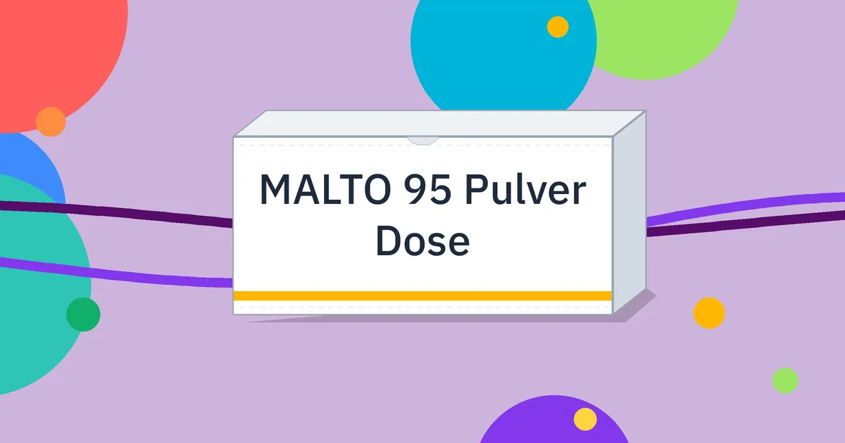 Symbolbild: Packung mit der Aufschrift MALTO 95 Pulver Dose (PZN 10533743) – Verfügbarkeit und Bezug in Apotheken in Frankfurt am Main