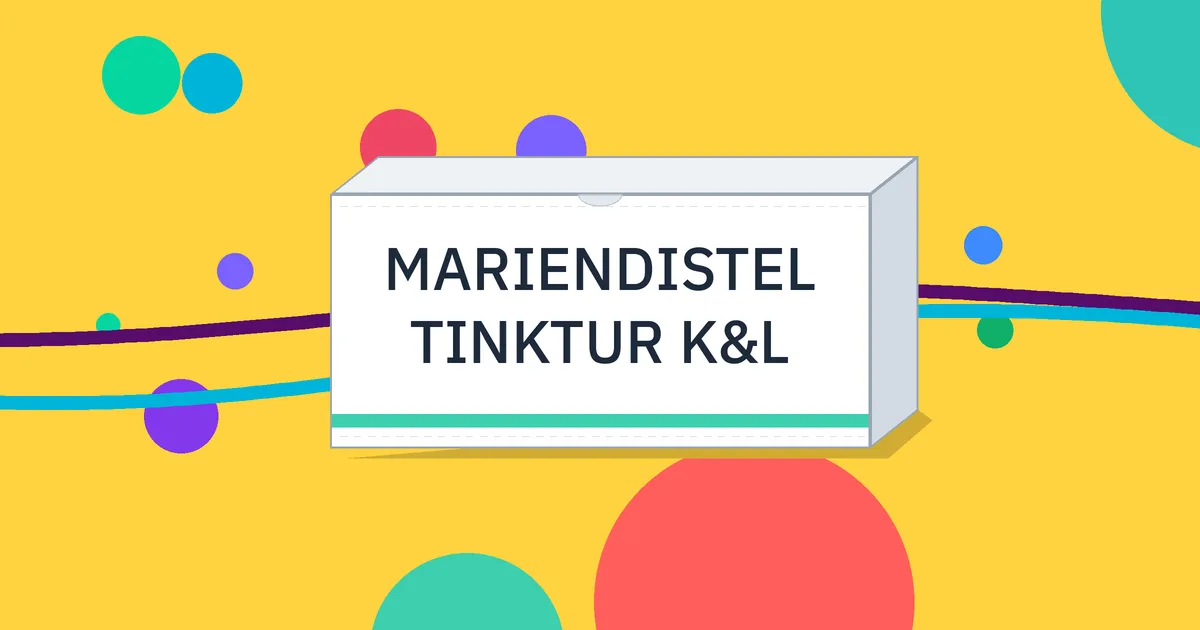 Symbolbild: Packung mit der Aufschrift MARIENDISTEL TINKTUR K&L (PZN 16899994) – Verfügbarkeit und Bezug in Apotheken in Frankfurt am Main