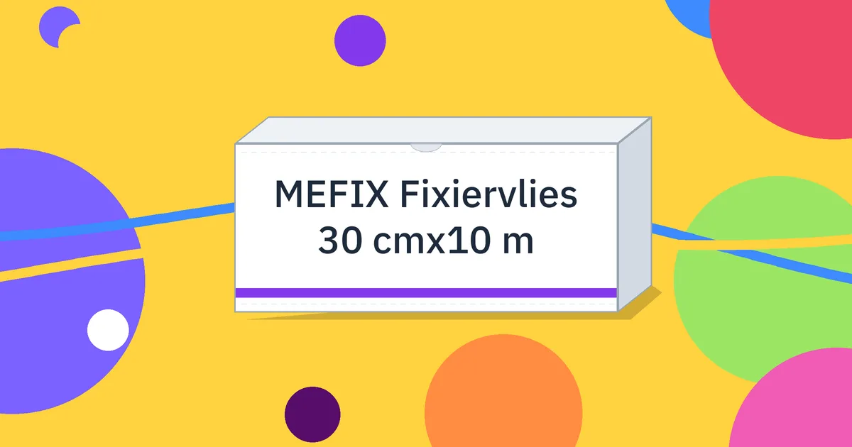 Symbolbild: Packung mit der Aufschrift MEFIX Fixiervlies 30 cmx10 m (PZN 03042855) – Verfügbarkeit und Bezug in Apotheken in Frankfurt am Main