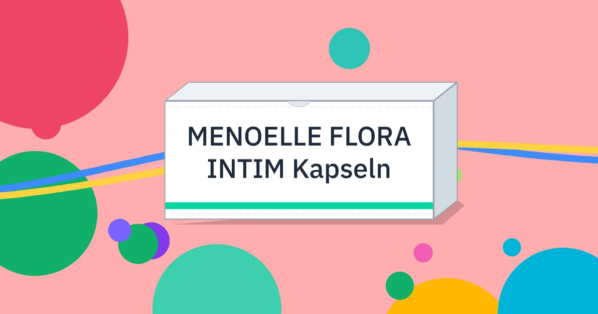 Symbolbild: Packung mit der Aufschrift MENOELLE FLORA INTIM Kapseln (PZN 19338919) – Verfügbarkeit und Bezug in Apotheken in Frankfurt am Main