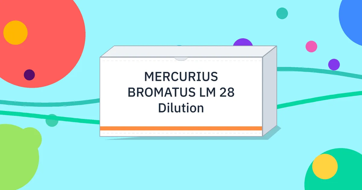 Symbolbild: Packung mit der Aufschrift MERCURIUS BROMATUS LM 28 Dilution (PZN 12949241) – Verfügbarkeit und Bezug in Apotheken in Frankfurt am Main