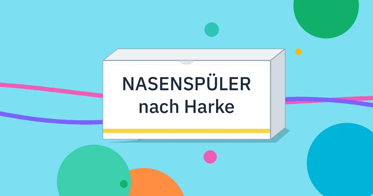 Symbolbild: Packung mit der Aufschrift NASENSPÜLER nach Harke (PZN 02811317) – Verfügbarkeit und Bezug in Apotheken in Frankfurt am Main