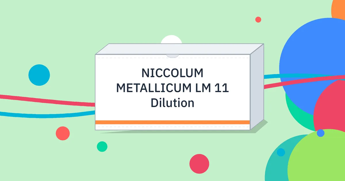 Symbolbild: Packung mit der Aufschrift NICCOLUM METALLICUM LM 11 Dilution (PZN 12968155) – Verfügbarkeit und Bezug in Apotheken in Frankfurt am Main