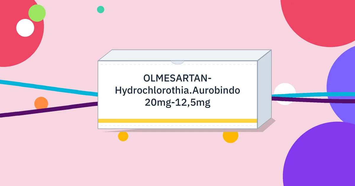 Symbolbild: Packung mit der Aufschrift OLMESARTAN-Hydrochlorothia.Aurobindo 20mg-12,5mg (PZN 12342993) – Verfügbarkeit und Bezug in Apotheken in Frankfurt am Main