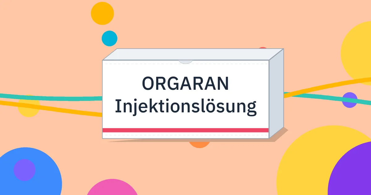 Symbolbild: Packung mit der Aufschrift ORGARAN Injektionslösung (PZN 00088897) – Verfügbarkeit und Bezug in Apotheken in Frankfurt am Main