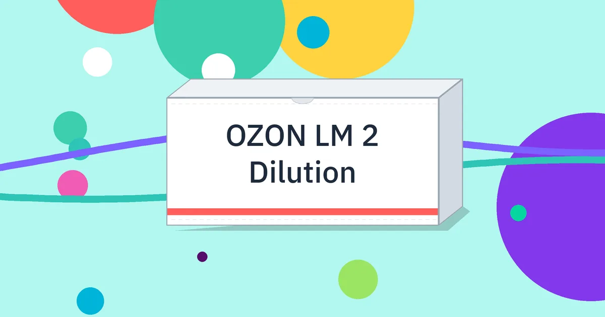 Symbolbild: Packung mit der Aufschrift OZON LM 2 Dilution (PZN 12974339) – Verfügbarkeit und Bezug in Apotheken in Frankfurt am Main
