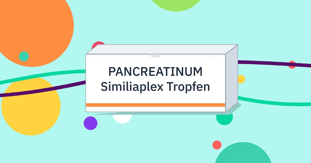 Symbolbild: Packung mit der Aufschrift PANCREATINUM Similiaplex Tropfen (PZN 02068309) – Verfügbarkeit und Bezug in Apotheken in Frankfurt am Main