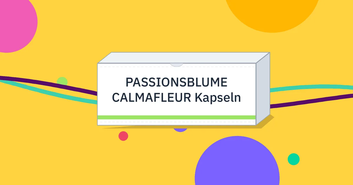 Symbolbild: Packung mit der Aufschrift PASSIONSBLUME CALMAFLEUR Kapseln (PZN 16940343) – Verfügbarkeit und Bezug in Apotheken in Frankfurt am Main