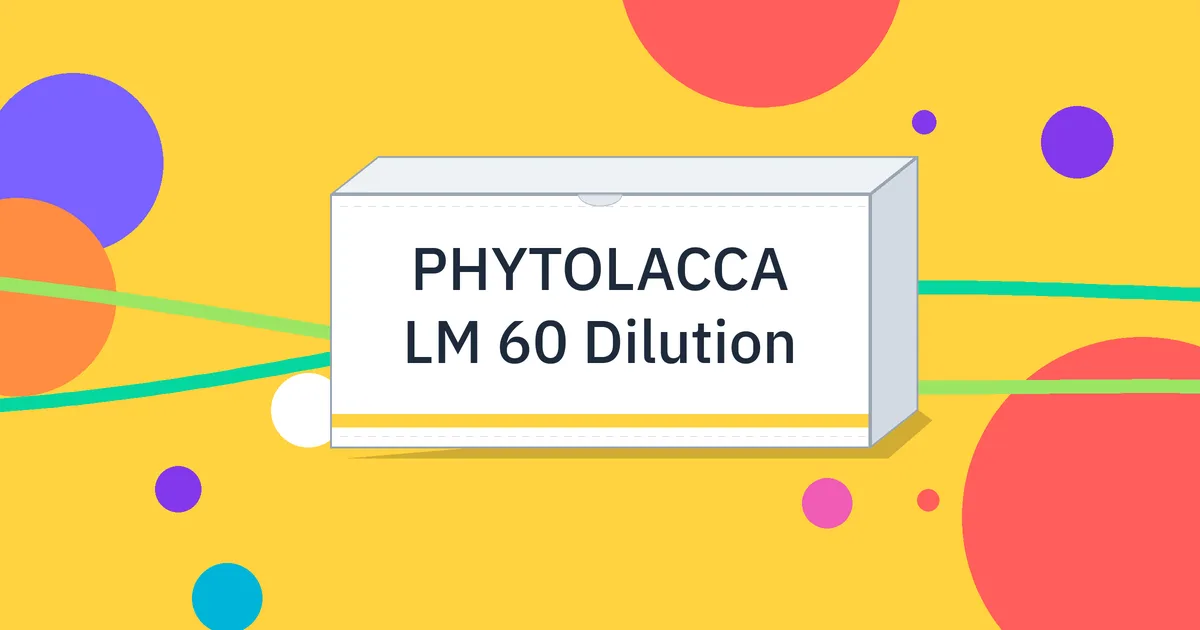 Symbolbild: Packung mit der Aufschrift PHYTOLACCA LM 60 Dilution (PZN 13036471) – Verfügbarkeit und Bezug in Apotheken in Frankfurt am Main