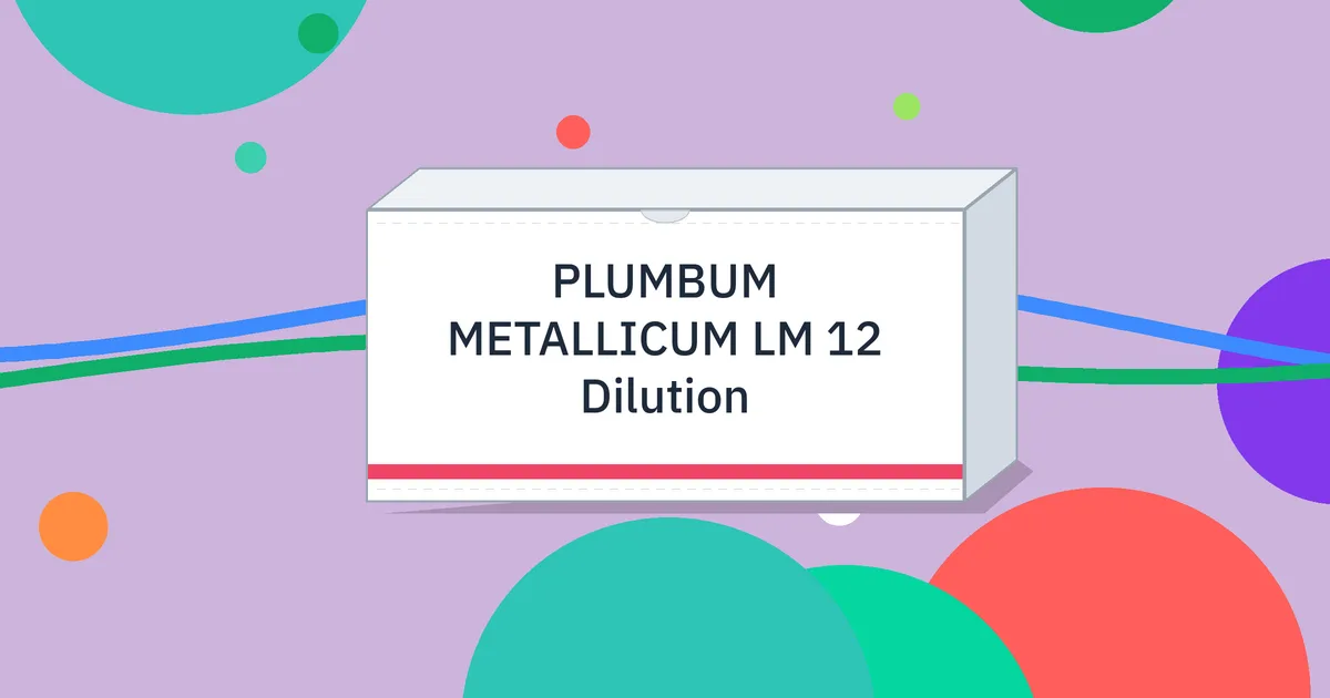 Symbolbild: Packung mit der Aufschrift PLUMBUM METALLICUM LM 12 Dilution (PZN 02603369) – Verfügbarkeit und Bezug in Apotheken in Frankfurt am Main