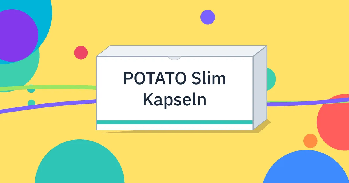 Symbolbild: Packung mit der Aufschrift POTATO Slim Kapseln (PZN 01160591) – Verfügbarkeit und Bezug in Apotheken in Frankfurt am Main