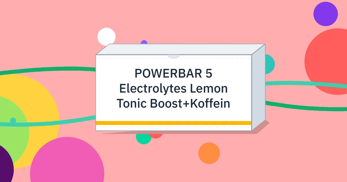 Symbolbild: Packung mit der Aufschrift POWERBAR 5 Electrolytes Lemon Tonic Boost+Koffein (PZN 15303203) – Verfügbarkeit und Bezug in Apotheken in Frankfurt am Main