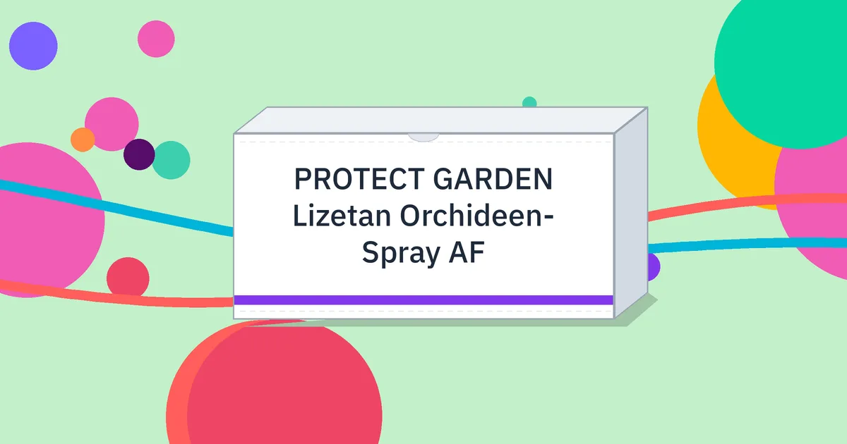Symbolbild: Packung mit der Aufschrift PROTECT GARDEN Lizetan Orchideen-Spray AF (PZN 14361730) – Verfügbarkeit und Bezug in Apotheken in Frankfurt am Main