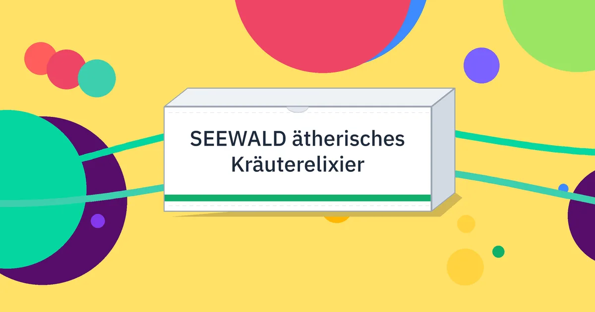 Symbolbild: Packung mit der Aufschrift SEEWALD ätherisches Kräuterelixier (PZN 20547835) – Verfügbarkeit und Bezug in Apotheken in Frankfurt am Main