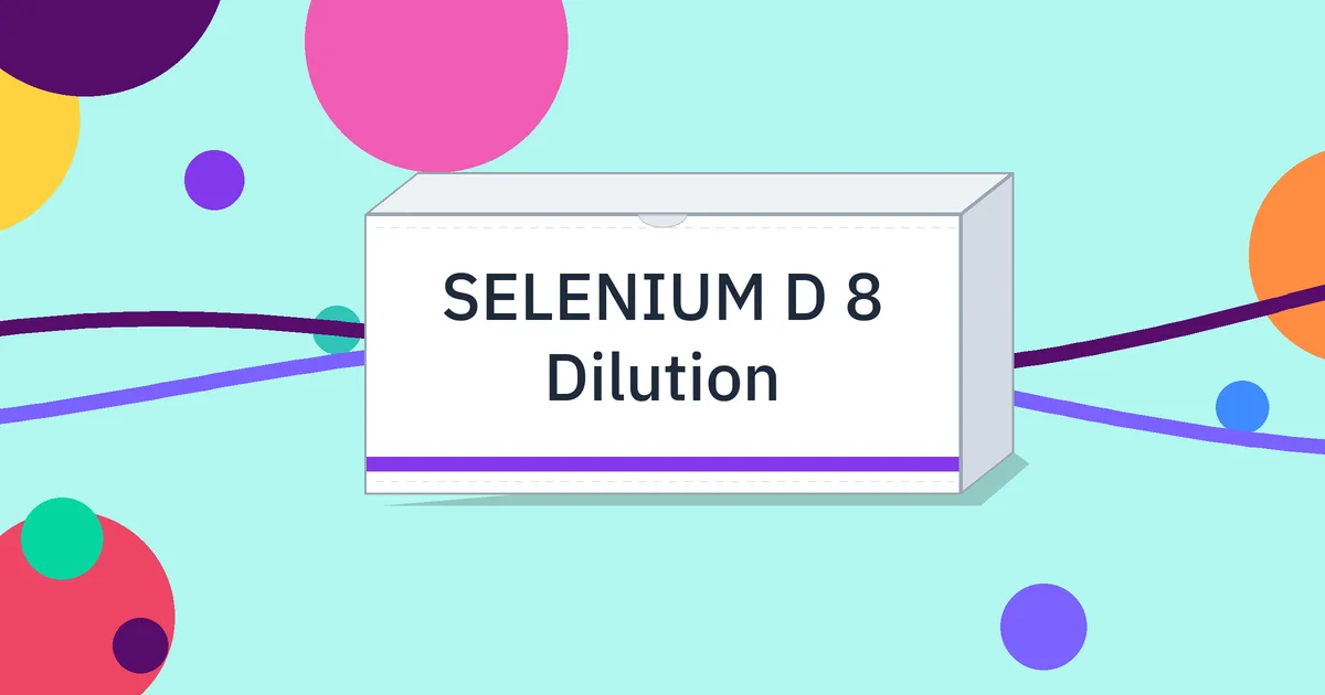 Symbolbild: Packung mit der Aufschrift SELENIUM D 8 Dilution (PZN 02105795) – Verfügbarkeit und Bezug in Apotheken in Frankfurt am Main