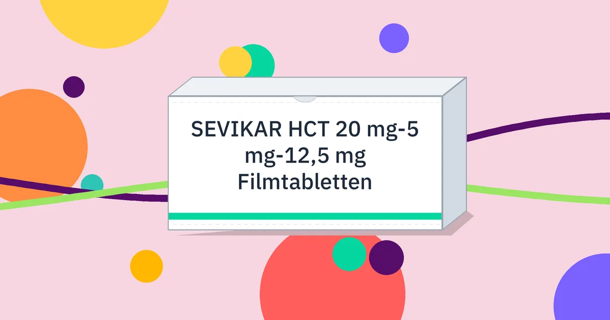 Symbolbild: Packung mit der Aufschrift SEVIKAR HCT 20 mg-5 mg-12,5 mg Filmtabletten (PZN 16363288) – Verfügbarkeit und Bezug in Apotheken in Frankfurt am Main