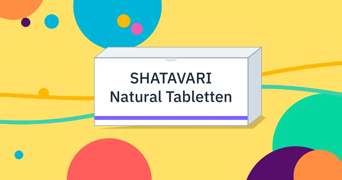Symbolbild: Packung mit der Aufschrift SHATAVARI Natural Tabletten (PZN 19155136) – Verfügbarkeit und Bezug in Apotheken in Frankfurt am Main