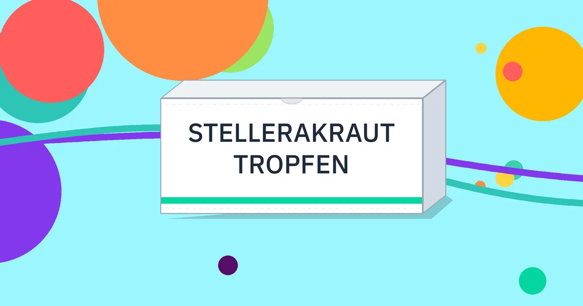 Symbolbild: Packung mit der Aufschrift STELLERAKRAUT TROPFEN (PZN 15228909) – Verfügbarkeit und Bezug in Apotheken in Frankfurt am Main