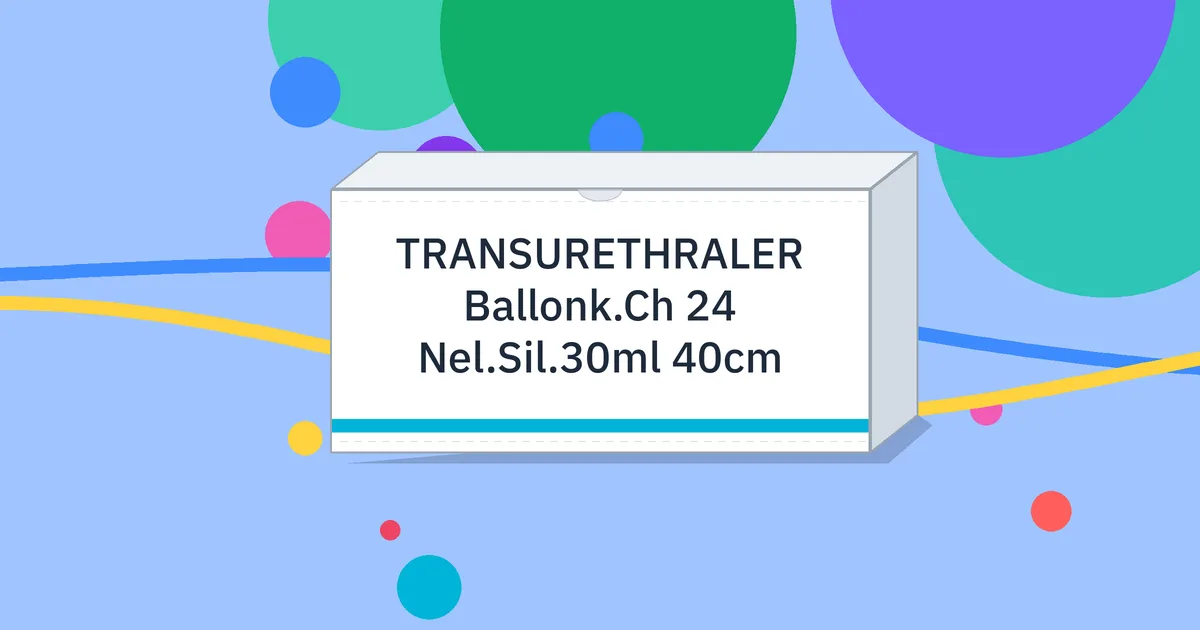 Symbolbild: Packung mit der Aufschrift TRANSURETHRALER Ballonk.Ch 24 Nel.Sil.30ml 40cm (PZN 04506558) – Verfügbarkeit und Bezug in Apotheken in Frankfurt am Main