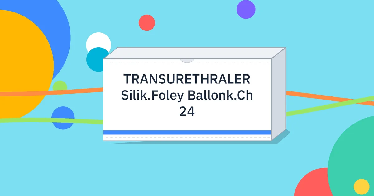 Symbolbild: Packung mit der Aufschrift TRANSURETHRALER Silik.Foley Ballonk.Ch 24 (PZN 18040655) – Verfügbarkeit und Bezug in Apotheken in Frankfurt am Main