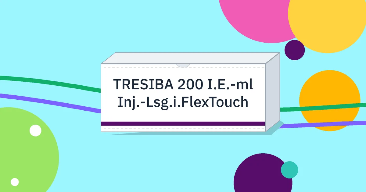 Symbolbild: Packung mit der Aufschrift TRESIBA 200 I.E.-ml Inj.-Lsg.i.FlexTouch (PZN 14362600) – Verfügbarkeit und Bezug in Apotheken in Frankfurt am Main