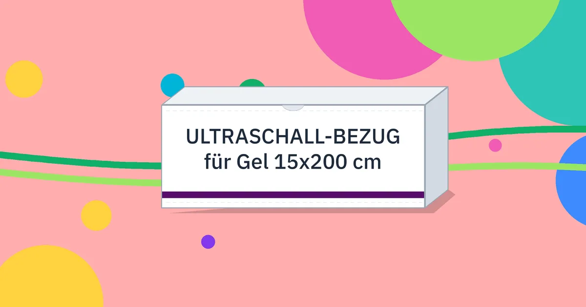 Symbolbild: Packung mit der Aufschrift ULTRASCHALL-BEZUG für Gel 15x200 cm (PZN 07598940) – Verfügbarkeit und Bezug in Apotheken in Frankfurt am Main