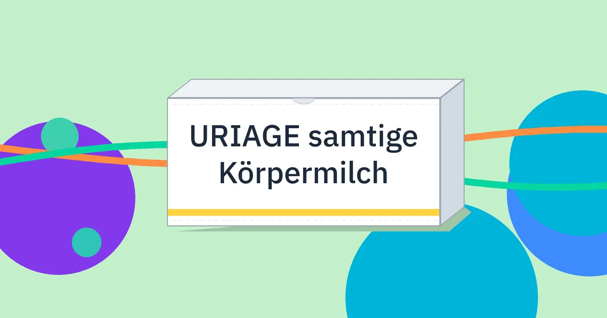 Symbolbild: Packung mit der Aufschrift URIAGE samtige Körpermilch (PZN 17182152) – Verfügbarkeit und Bezug in Apotheken in Frankfurt am Main
