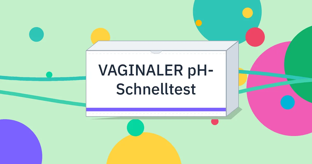 Symbolbild: Packung mit der Aufschrift VAGINALER pH-Schnelltest (PZN 09942324) – Verfügbarkeit und Bezug in Apotheken in Frankfurt am Main