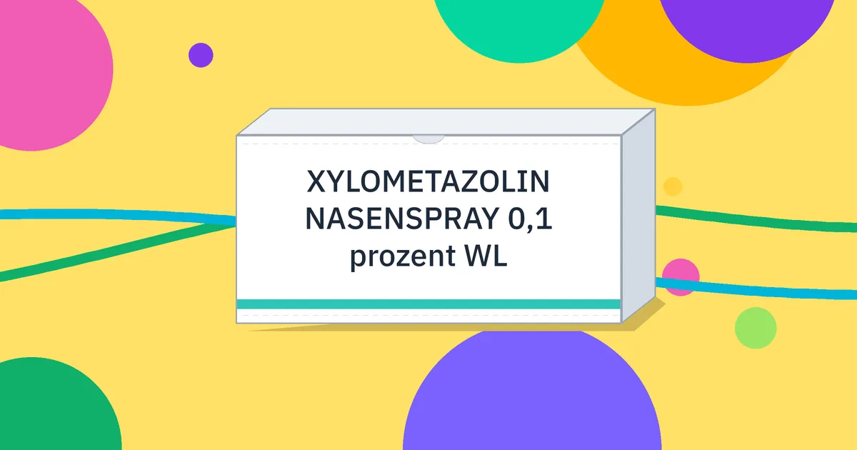 Symbolbild: Packung mit der Aufschrift XYLOMETAZOLIN NASENSPRAY 0,1 prozent WL (PZN 13720492) – Verfügbarkeit und Bezug in Apotheken in Frankfurt am Main