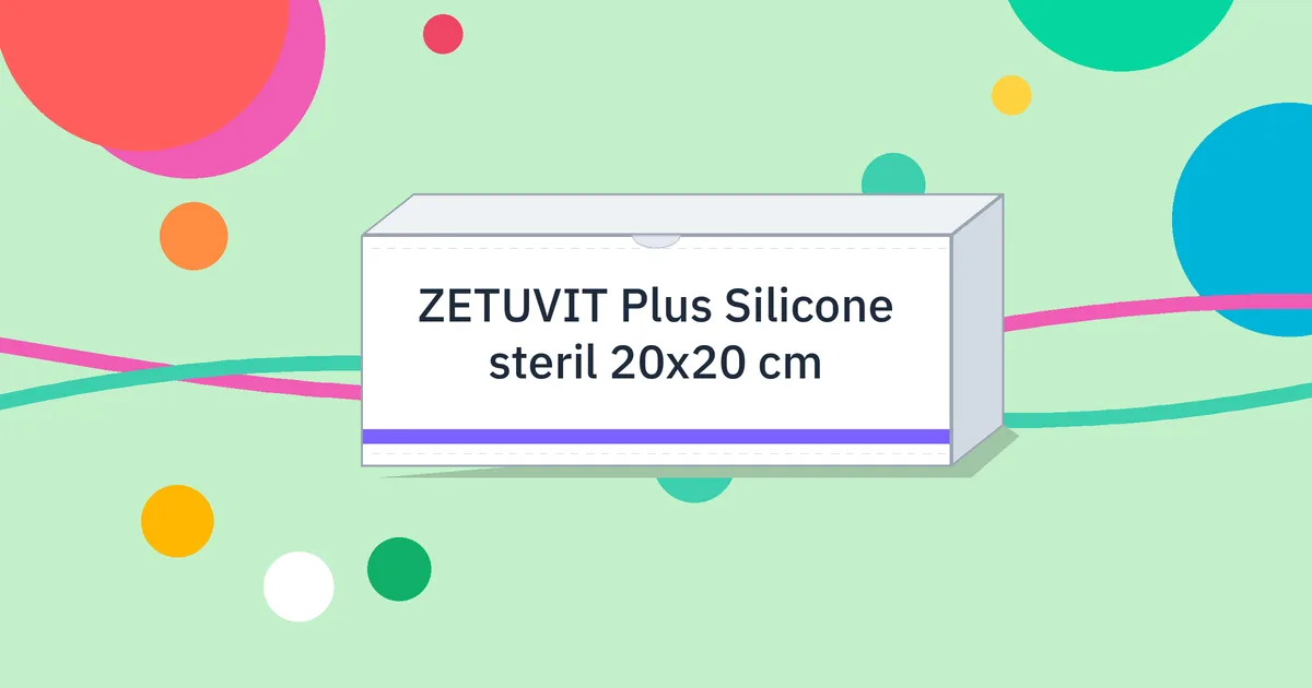Symbolbild: Packung mit der Aufschrift ZETUVIT Plus Silicone steril 20x20 cm (PZN 18127267) – Verfügbarkeit und Bezug in Apotheken in Frankfurt am Main