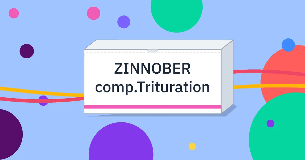 Symbolbild: Packung mit der Aufschrift ZINNOBER comp.Trituration (PZN 01617027) – Verfügbarkeit und Bezug in Apotheken in Frankfurt am Main