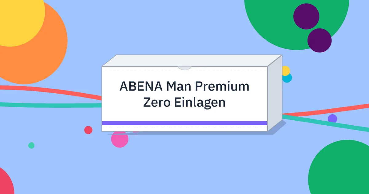 Symbolbild: Packung mit der Aufschrift ABENA Man Premium Zero Einlagen (PZN 17511354) – Verfügbarkeit und Bezug in Apotheken in Frankfurt am Main
