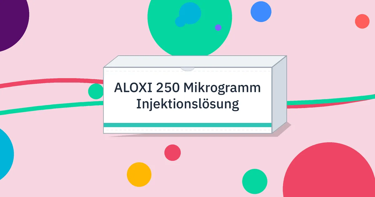Symbolbild: Packung mit der Aufschrift ALOXI 250 Mikrogramm Injektionslösung (PZN 04260318) – Verfügbarkeit und Bezug in Apotheken in Frankfurt am Main