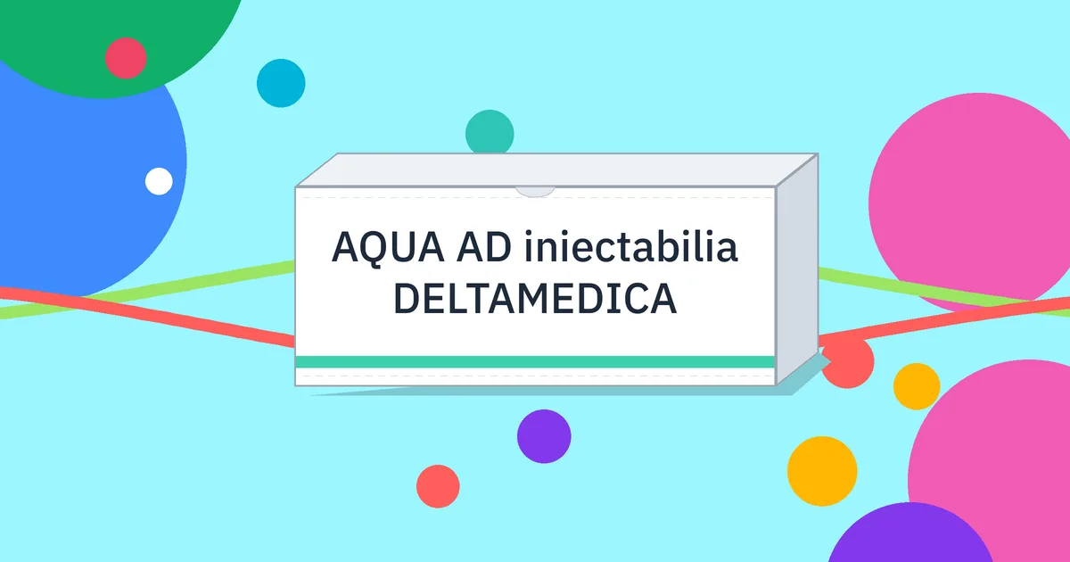 Symbolbild: Packung mit der Aufschrift AQUA AD iniectabilia DELTAMEDICA (PZN 14021508) – Verfügbarkeit und Bezug in Apotheken in Frankfurt am Main