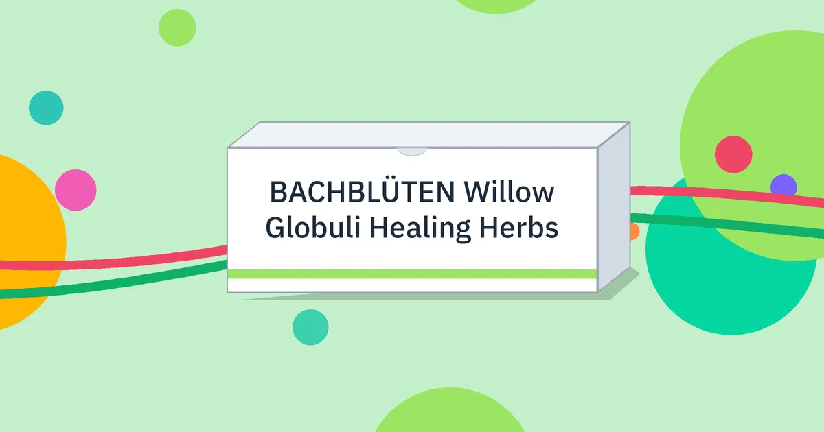 Symbolbild: Packung mit der Aufschrift BACHBLÜTEN Willow Globuli Healing Herbs (PZN 07366388) – Verfügbarkeit und Bezug in Apotheken in Frankfurt am Main