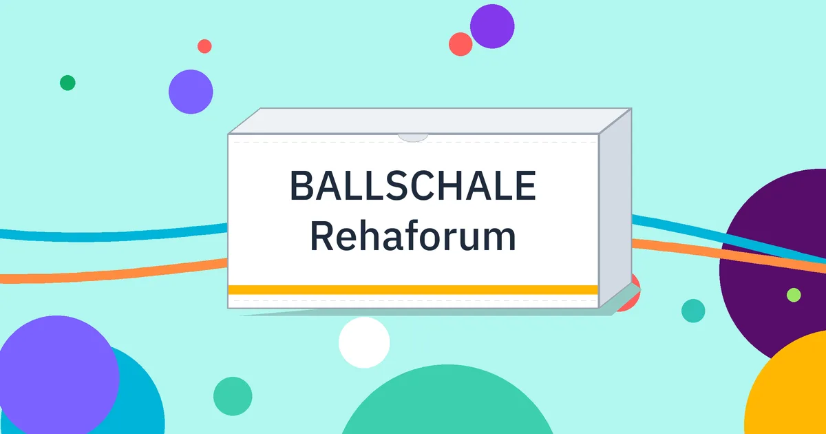 Symbolbild: Packung mit der Aufschrift BALLSCHALE Rehaforum (PZN 02214900) – Verfügbarkeit und Bezug in Apotheken in Frankfurt am Main