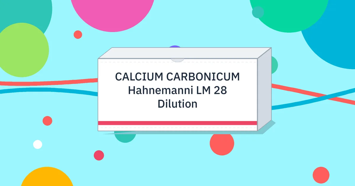 Symbolbild: Packung mit der Aufschrift CALCIUM CARBONICUM Hahnemanni LM 28 Dilution (PZN 12803661) – Verfügbarkeit und Bezug in Apotheken in Frankfurt am Main