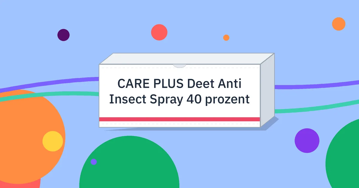 Symbolbild: Packung mit der Aufschrift CARE PLUS Deet Anti Insect Spray 40 prozent (PZN 00564978) – Verfügbarkeit und Bezug in Apotheken in Frankfurt am Main